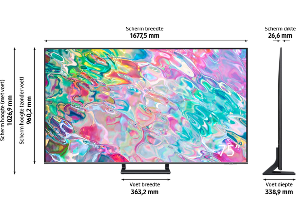 Samsung 65" QLED 4K Smart TV 65Q70B (2022) - Eletronica